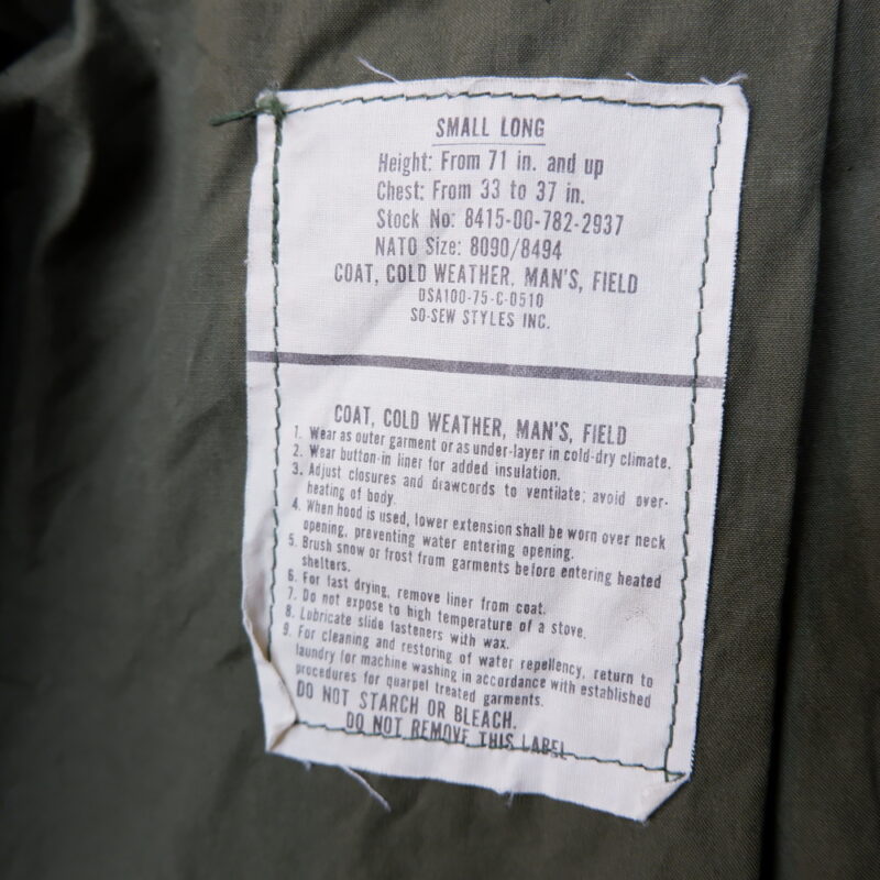 M65 MILITARY JACKET | FERANTRACING/VINTAGE & USED CLOTHING