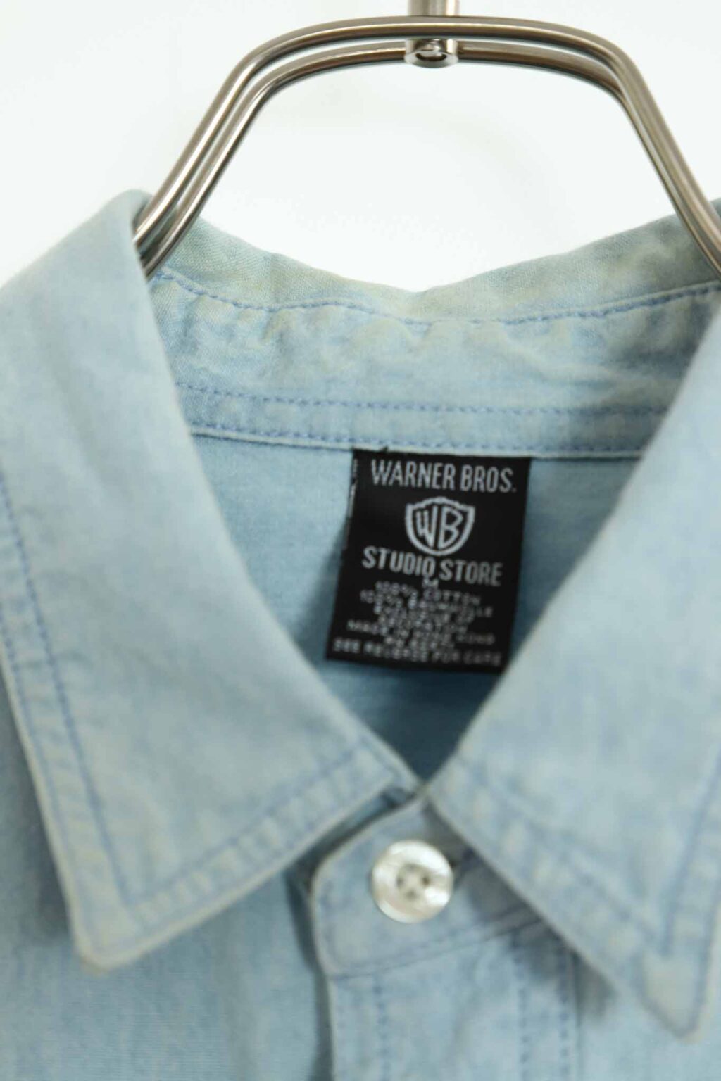 USED DENIM SHIRT/WARNER BROTHERS/XL | FERANTRACING/VINTAGE & USED CLOTHING