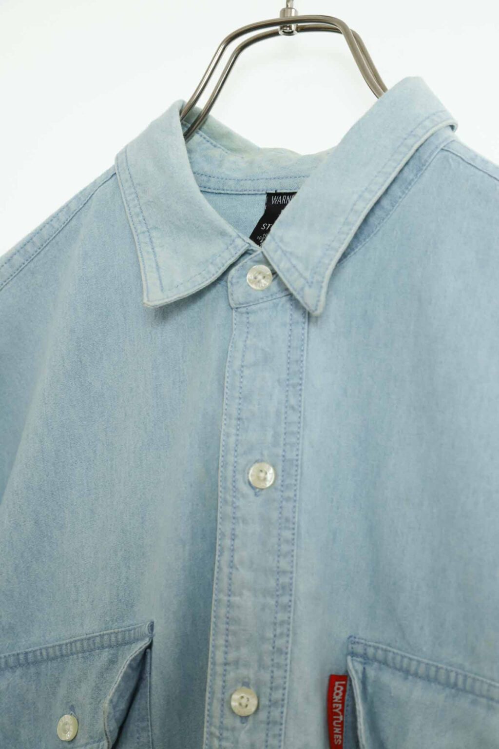 USED DENIM SHIRT/WARNER BROTHERS/XL | FERANTRACING/VINTAGE & USED CLOTHING
