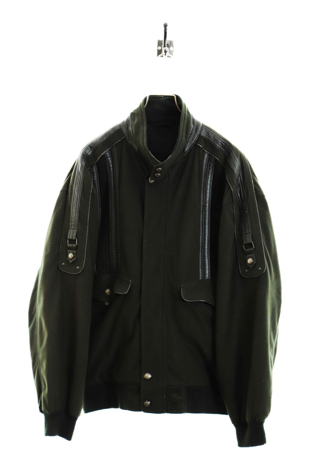 VINTAGE FAKE LEATHER BOMBER JACKET/XL | FERANTRACING/VINTAGE & USED ...