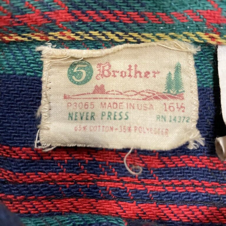 FIVE BROTHER(ファイブブラザー)のタグの特徴年代別まとめ！各デザインの違いを解説！ | 古着屋FERANTRACING【公式 ...